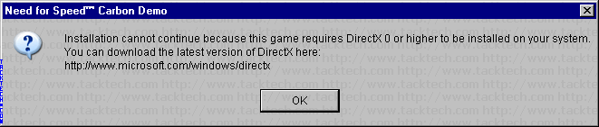 fixing the please install directX 0 error on NFS carbon | Overclock.net