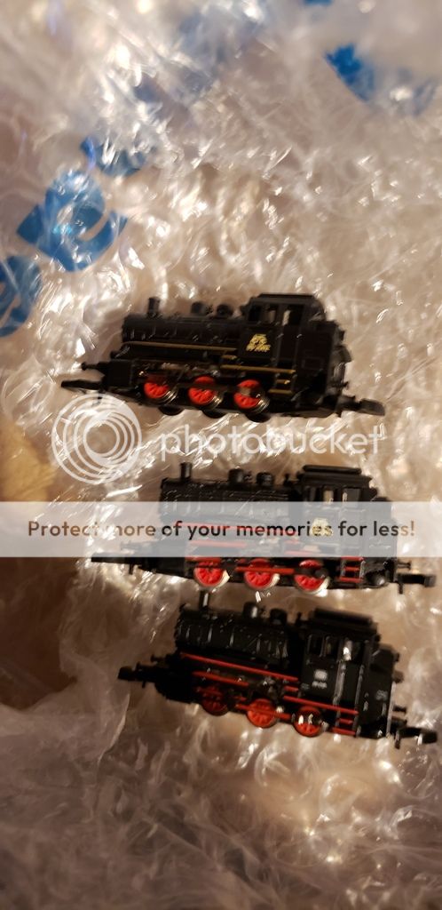 Humm. WTH... oh yeah... I did buy 3 Marklin Z scale steam locomotive ...