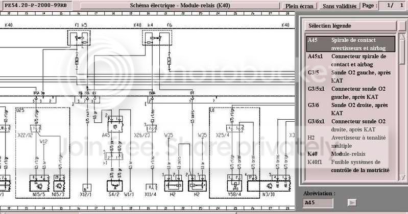 Schema relais k40