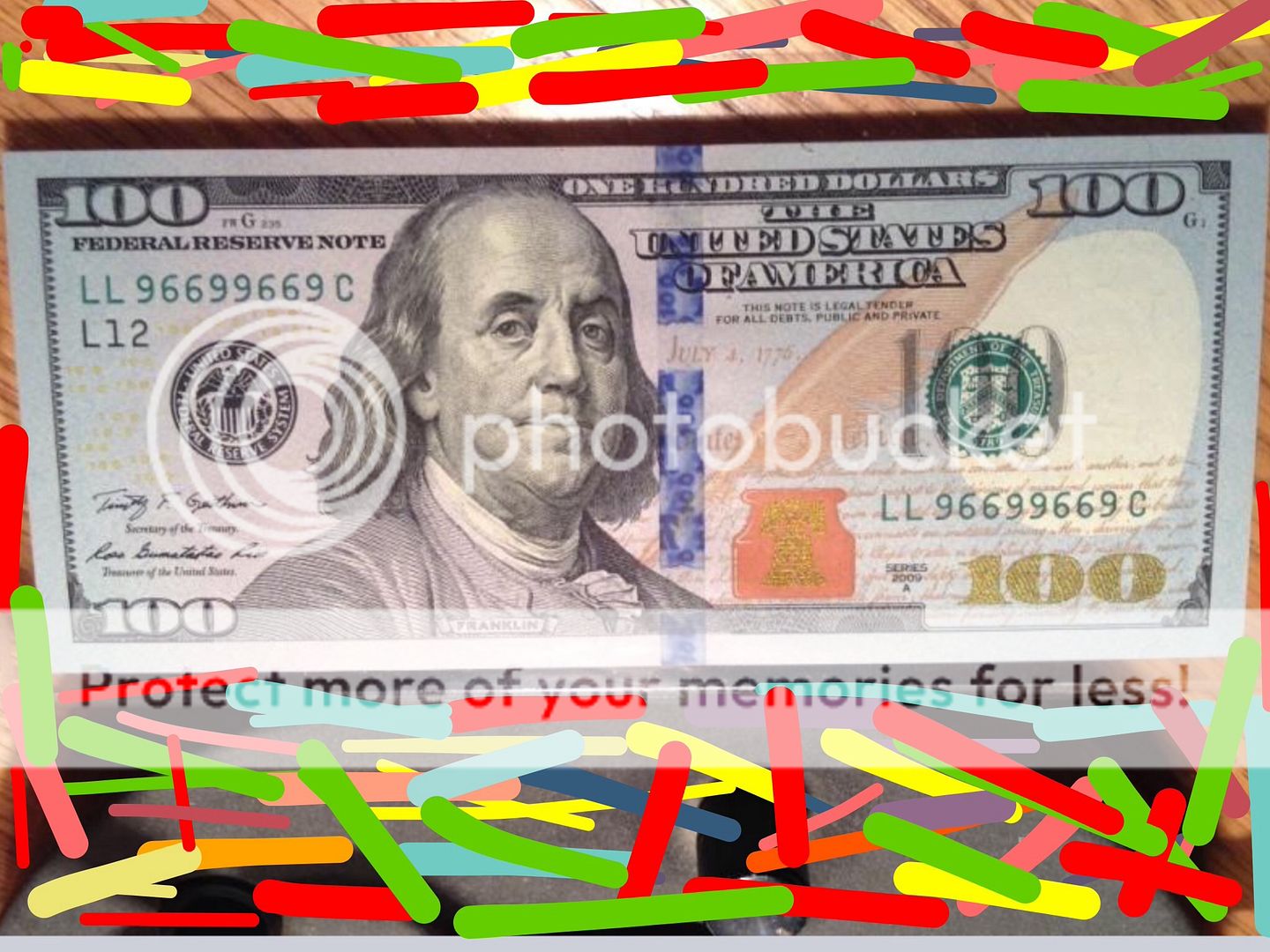 Benjamin New 100$ - Radar & Super Repeater: | Coin Talk