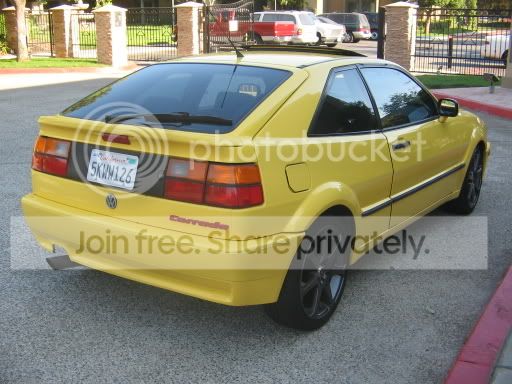 FS: 1990 Yellow Corrado G60 SOCAL | VW Vortex - Volkswagen Forum