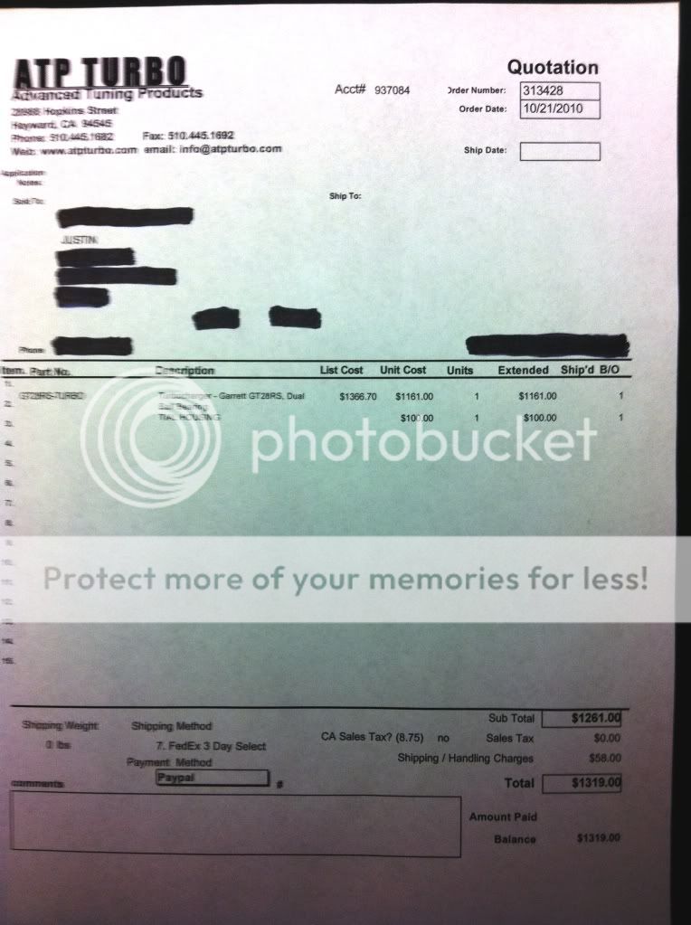 FS: Brand New ~> GT28RS Turbo | VW Vortex - Volkswagen Forum