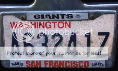 Keeping the zoll plates on before my California plates arrive from the ...