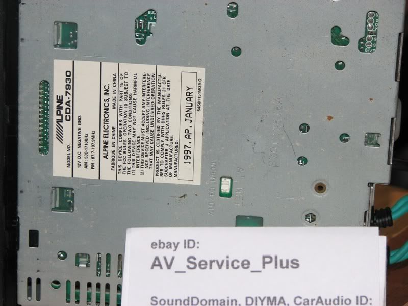 Headunits Alpine CDA-7930 CDA-7949 CDA-7838 + more | DIYMobileAudio.com ...