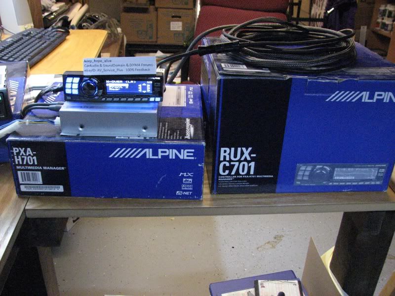 Alpine PXA-H701 & RUX-C701 in original packaging | DIYMobileAudio.com ...
