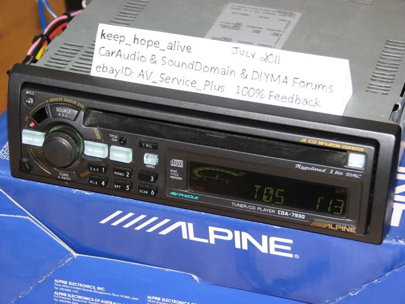 Headunits Alpine CDA-7930 CDA-7949 CDA-7838 + more | DIYMobileAudio.com ...