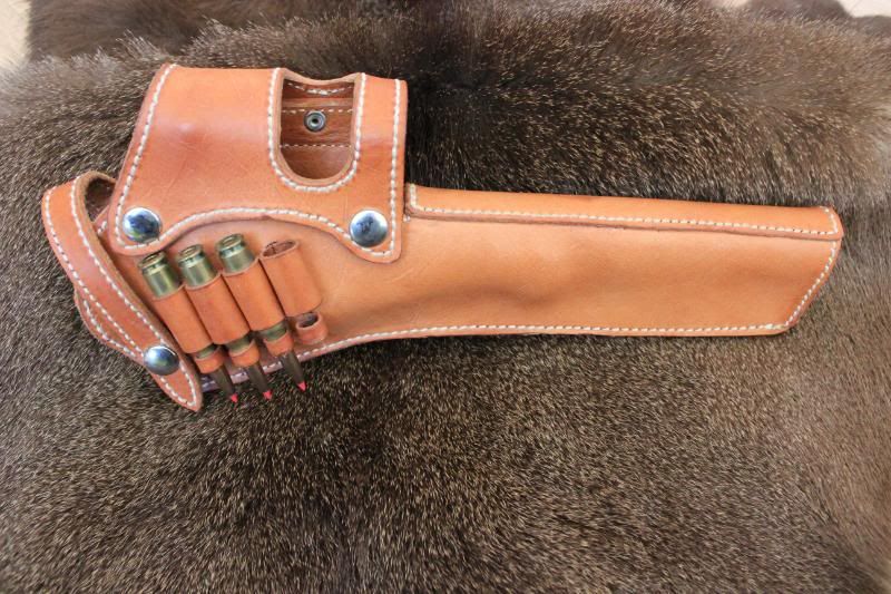 Leather holster for Scoped Contender - 24hourcampfire