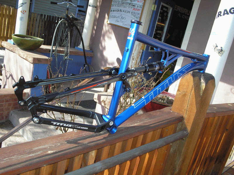 Titus X Frame in Blue | Mountain Bike Reviews Forum