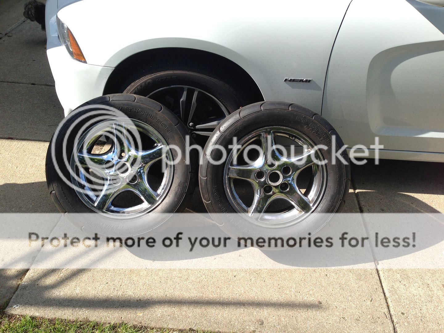 FS: Chrome Trans Am Wheels w/ MT ET Street Drag Radials - The Michigan ...