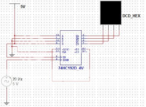 afteller met 74HC192 - Forum - Circuits Online